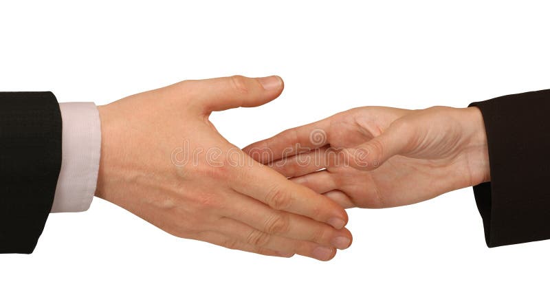 Shaking hands stock image. Image of hands, isolated, gesture - 6880303