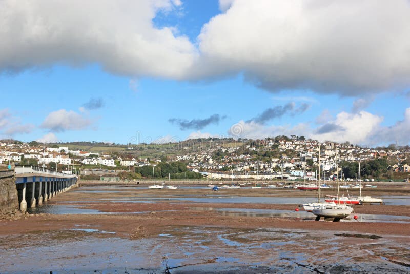 Shaldon Bridge Over the River Teign Stock Image - Image of teignmouth ...