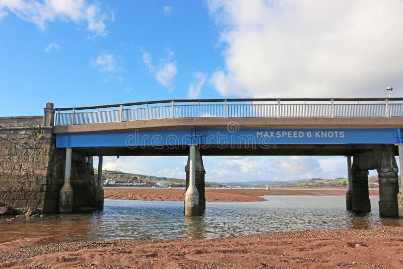 Shaldon Bridge Over the River Teign Stock Image - Image of teignmouth ...