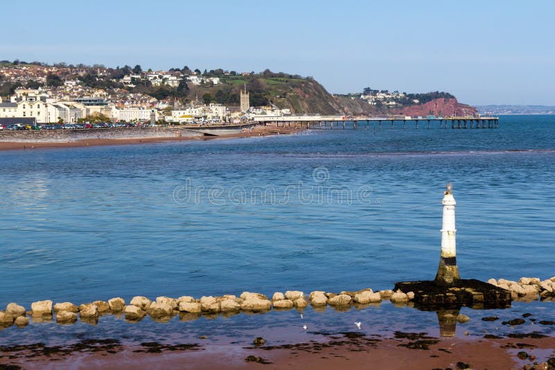 View from Shaldon To Teignmouth Devon UK in HDR Stock Image - Image of ...