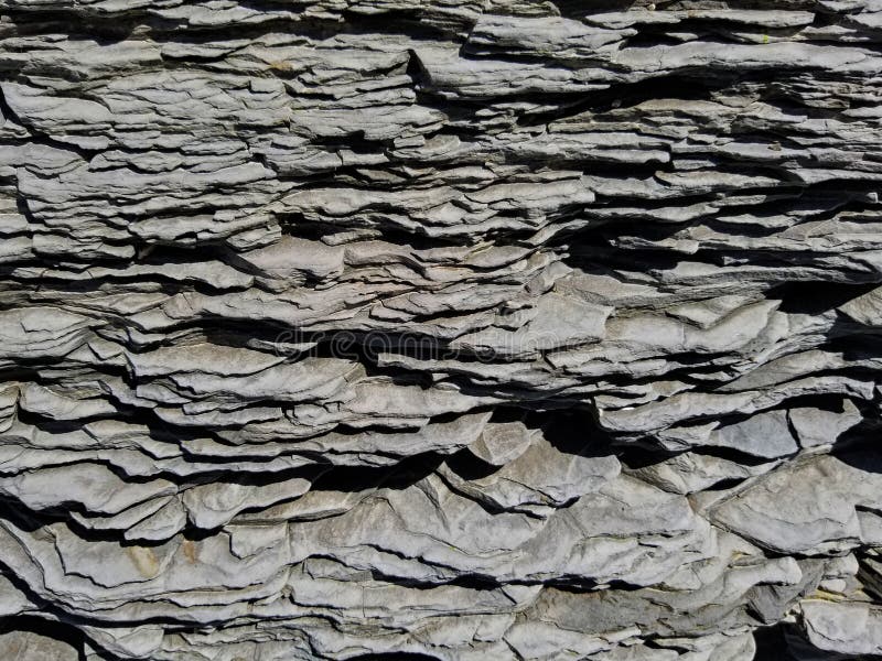 Shale rock abstract stock image. Image of stone, wavy - 14408503