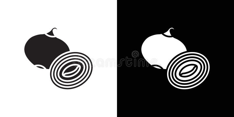 Shallots Icon Vector Flat Thin Line Illustration Stock Illustration ...