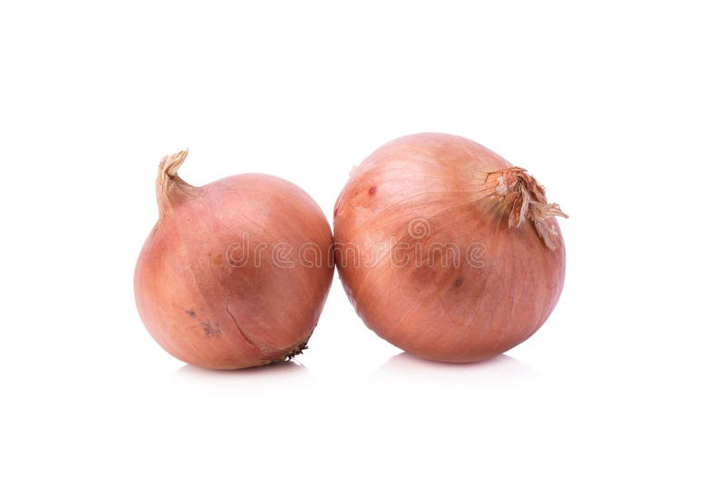 Shallots Isolated on White Background Stock Photo - Image of spice ...