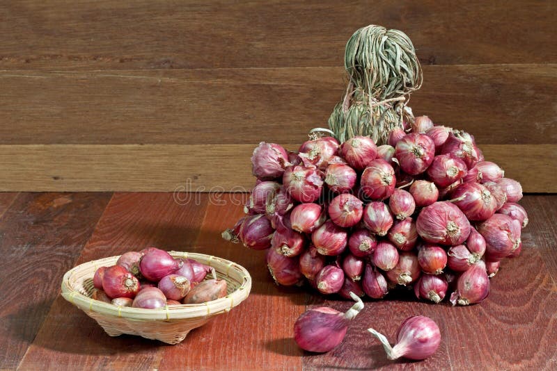 Shallots stock photo. Image of horizontal, three, shallots - 63807298