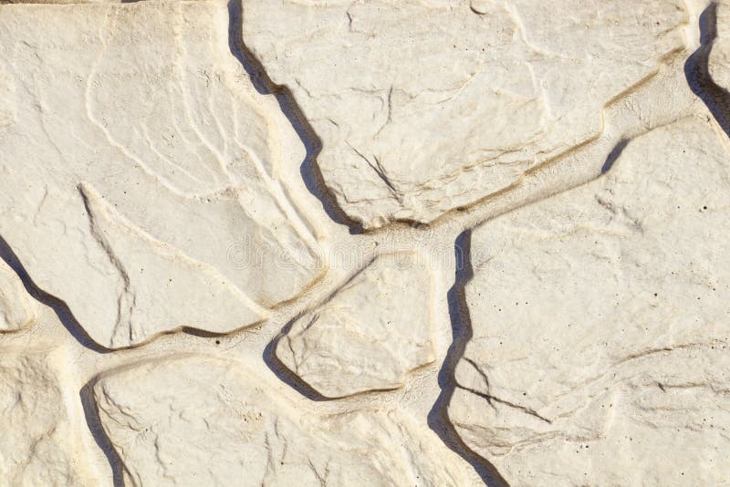 Shallow Cracks Spread Over Stones Stock Photo - Image of material ...