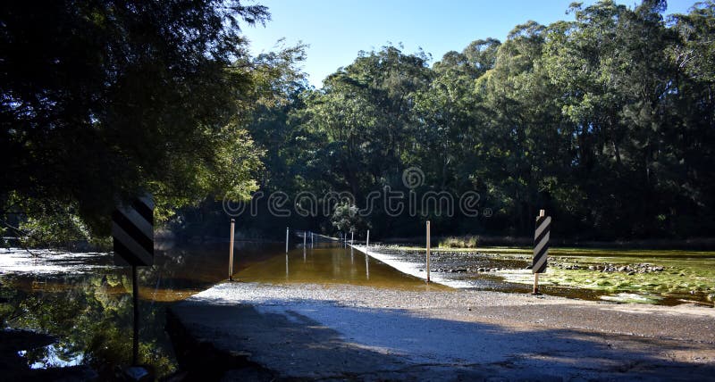 Shallow Crossing NSW stock image. Image of coast, creek - 95536049