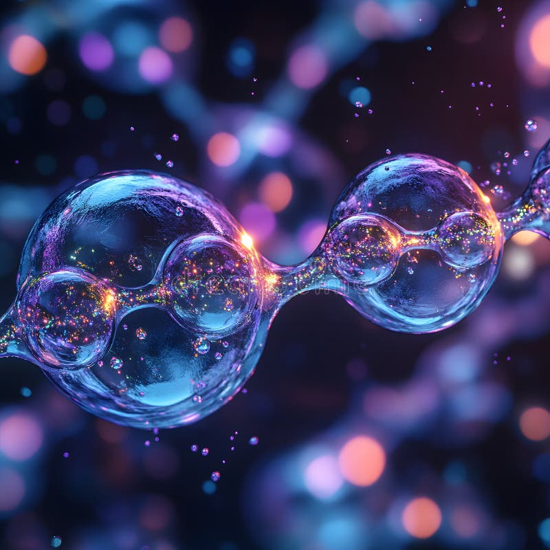 With a Shallow Depth-of-field Blur Effect that Highlights the Glowing ...