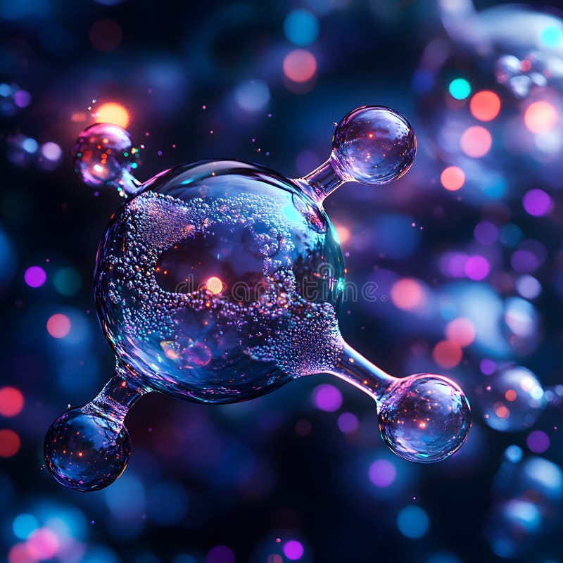 With a Shallow Depth-of-field Blur Effect that Highlights the Glowing ...