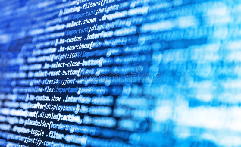Shallow Depth Of Field Effect The Concept Of Modern Technology And Site Development Real Css