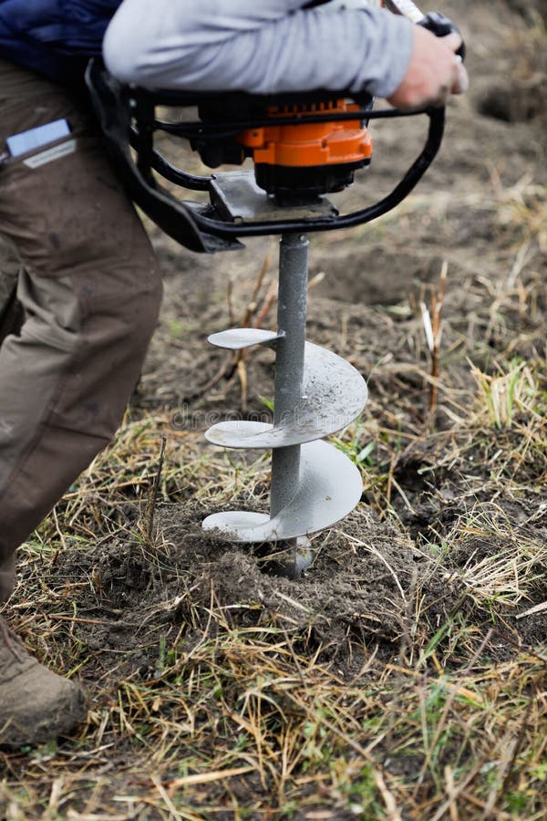 Shallow Depth of Field Selective Focus Details with a Man Using a Hand ...