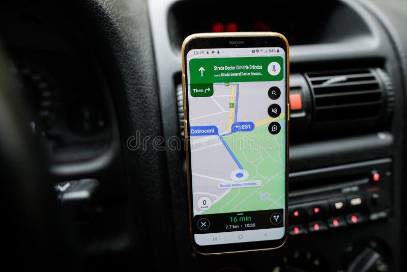 Shallow Depth of Field Selective Focus Image with the Google Maps App ...