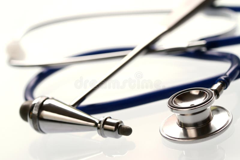 Stethoscope on Clipboard stock image. Image of medicine - 6897195