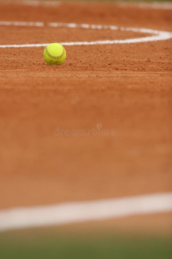 Shallow dof softball field stock image. Image of yellow - 2444005