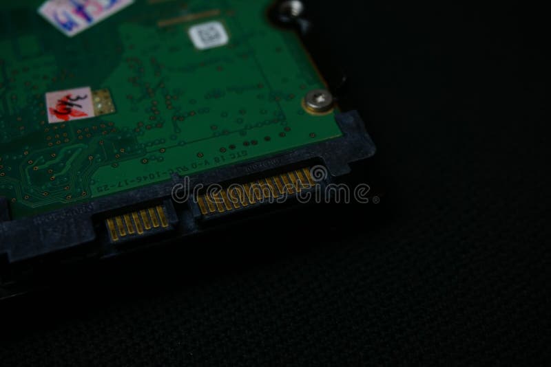Shallow Focus Closeup Shot of a Computer Hard Disk Drive Stock Image ...