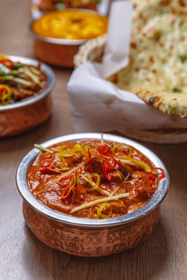 Shallow Focus Shot of Indian Spicy Rojan Josh on a Table Stock Photo ...
