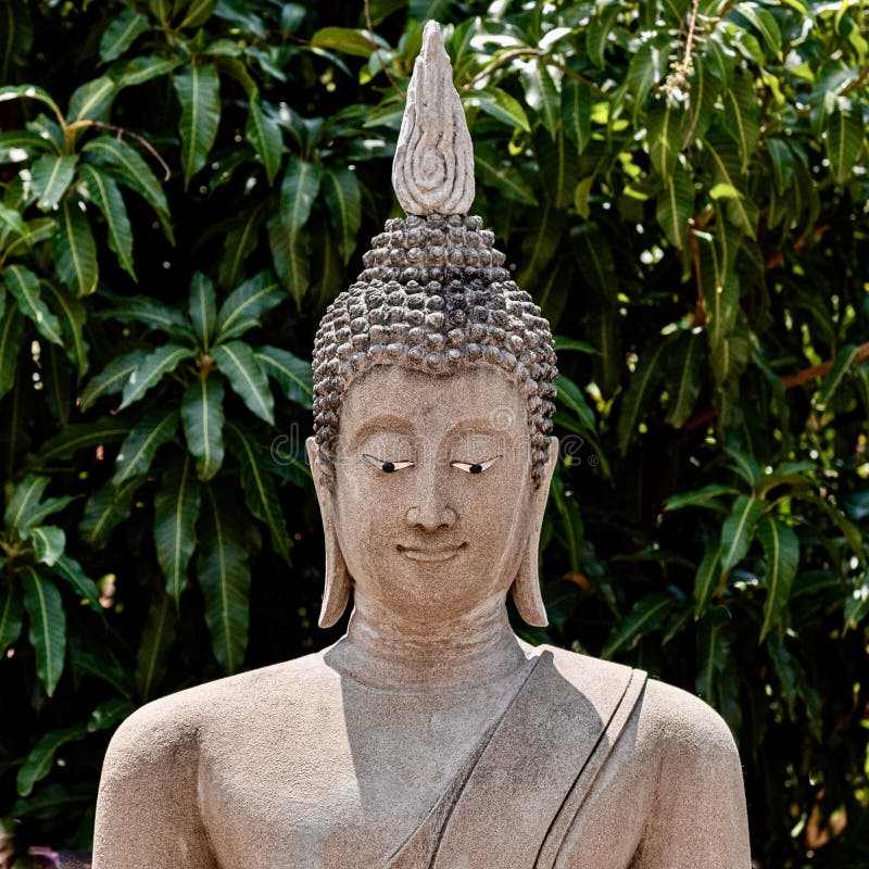 Shallow Focus Shot of an Old Buddha Statue Stock Photo - Image of ...