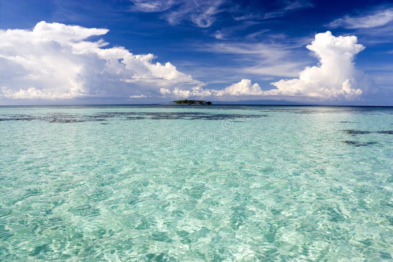 Shallow Open Sea stock photo. Image of horizon, diving - 4914304