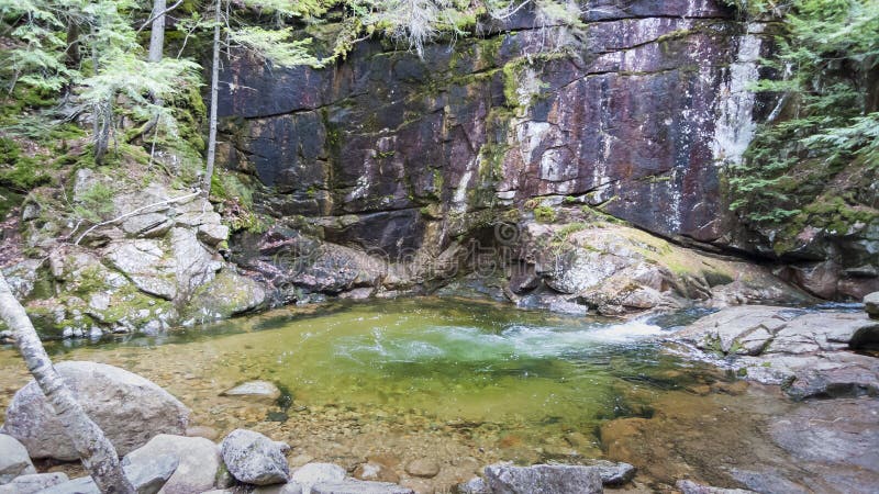 Shallow pool in stream stock image. Image of autumn, peaceful - 97902227
