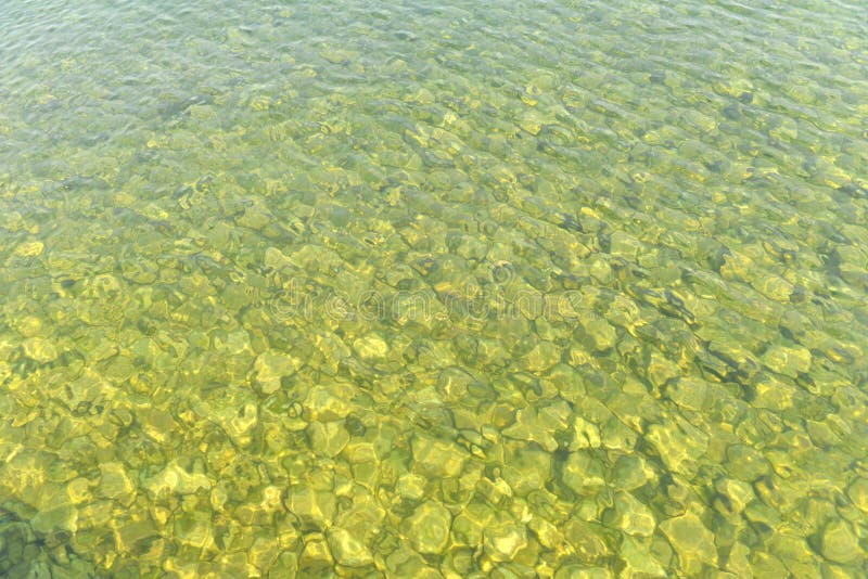 Shallow Stone Lake Water Coast Stock Image - Image of bottom, bright ...