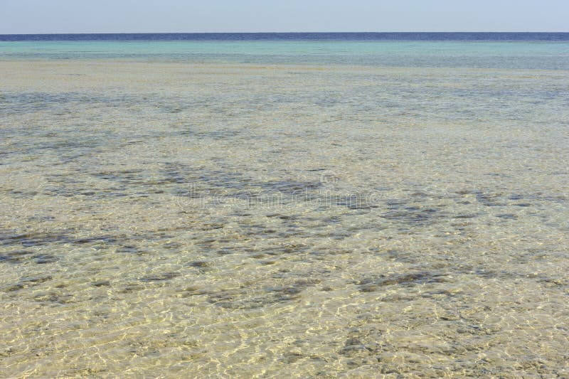Shallow Tropical Lagoon on the Coast Stock Photo - Image of coast ...
