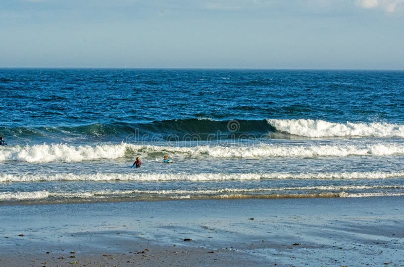 Rough waves after a storm stock image. Image of beach - 327586805