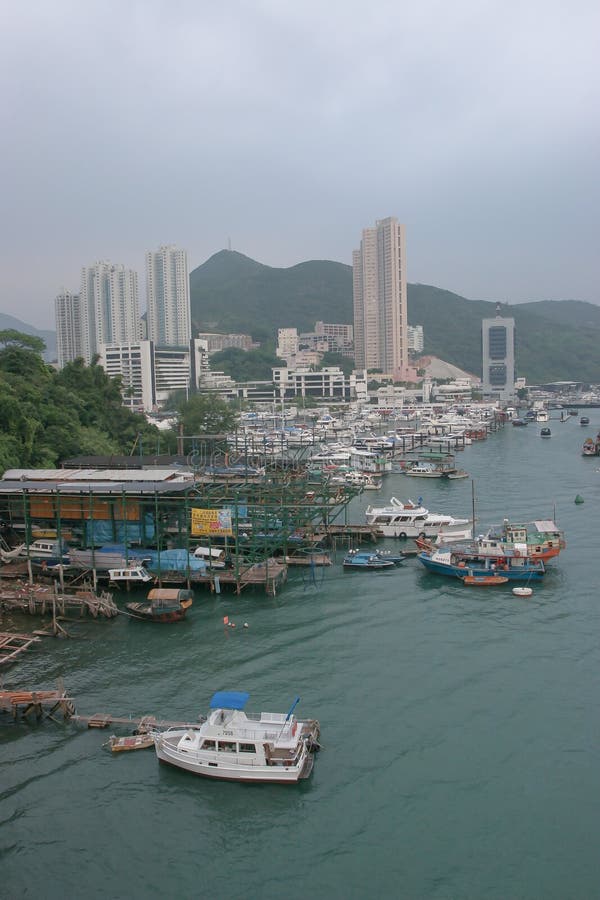 The Sham Wan, Aberdeen South Typhoon Shelter 8 Oct 2005 Editorial Image ...