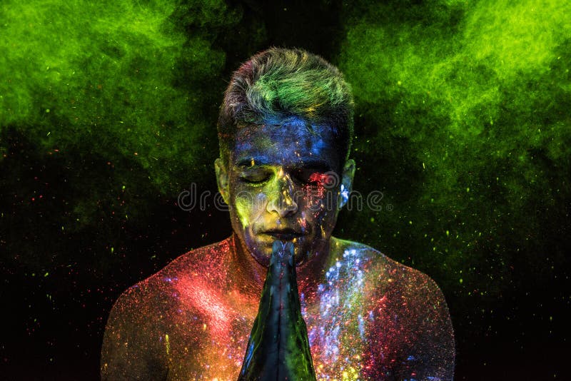 Demon Prayer stock image. Image of eldritch, monster - 22324937