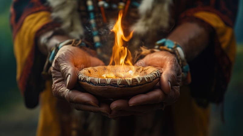 Shamanic healing stock image. Image of tambourine, tradition - 343449731