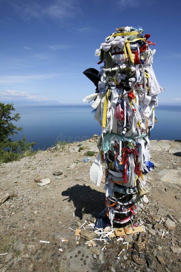 Shamanic Pole stock image. Image of design, beige, asia - 18438327