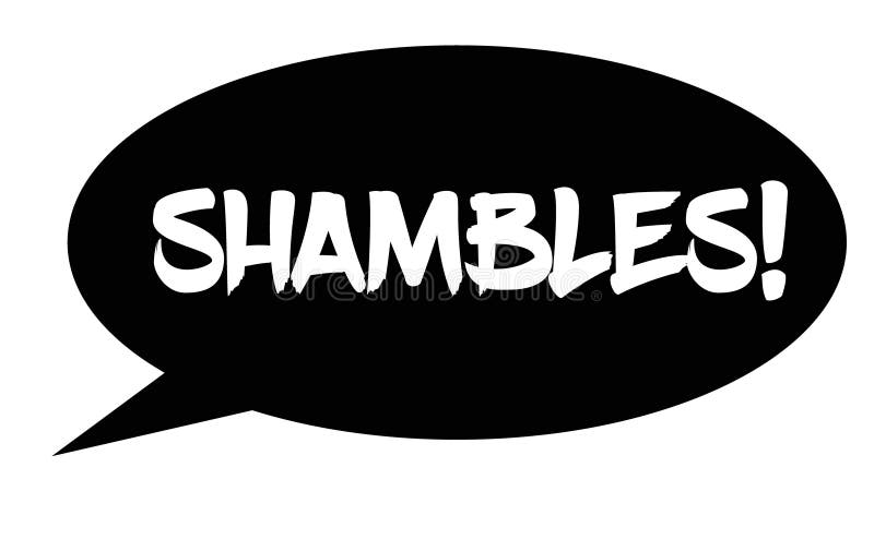 Shambles stamp on white stock vector. Illustration of road - 142259502