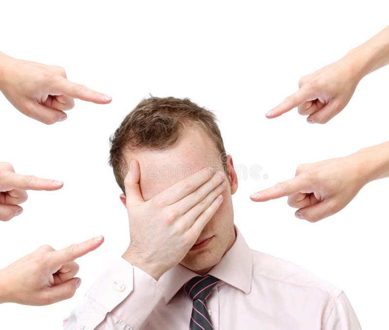 Fingers Pointing with Blame Shame Stock Image - Image of irritate ...