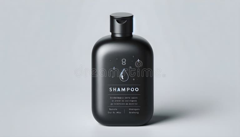 Shampoo Bottle, Water Droplets, Image Created Using Ai Stock ...