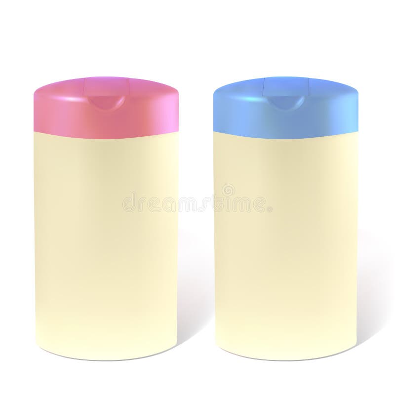 Shampoo stock vector. Illustration of objects, blue, design - 61813875