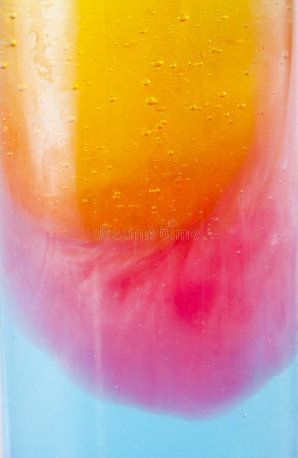 Bubbles on Mixed Shampoo Background Stock Image - Image of border ...