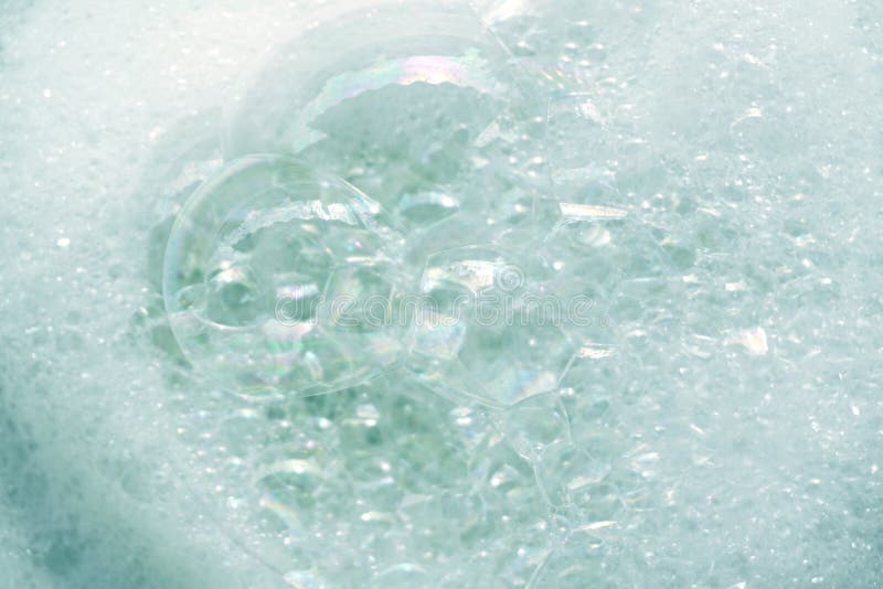Shampoo Foam and Soap Bubbles in the Bath Stock Photo - Image of ...