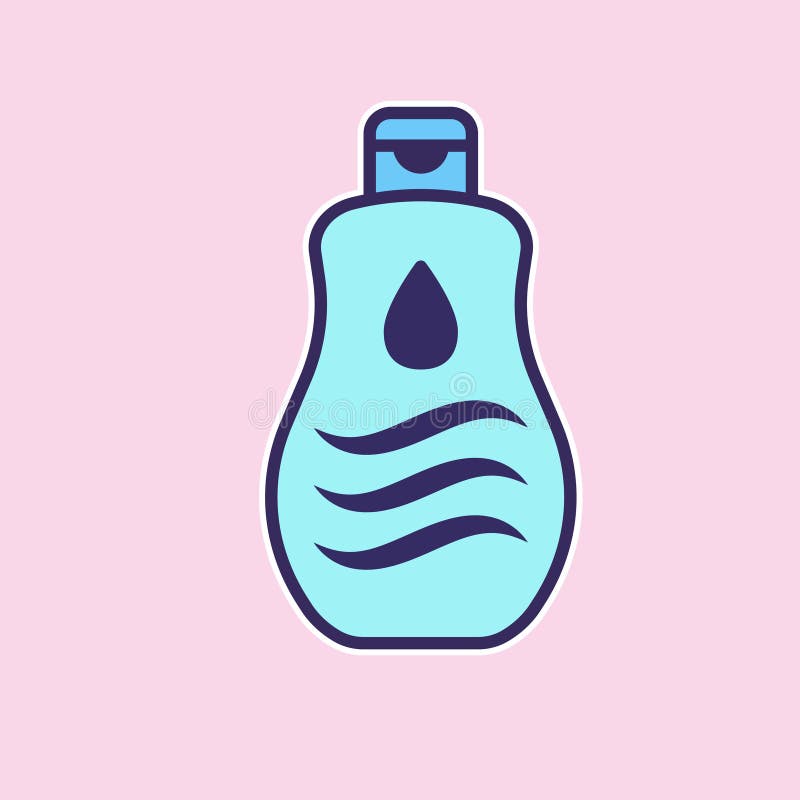 Shampoo Free Vector Icon on Trendy Design Stock Vector - Illustration ...