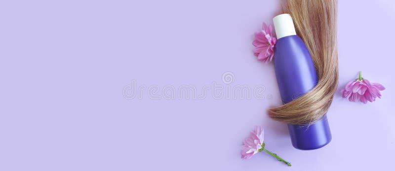 Shampoo, Hair, Flower Hairdressing Health Professional Concept on a ...