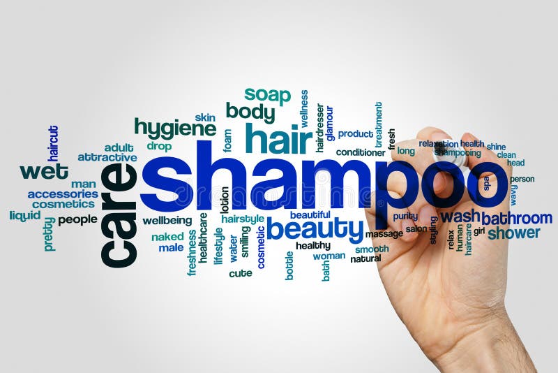Shampoo word cloud stock image. Image of healthy, naked - 90731661