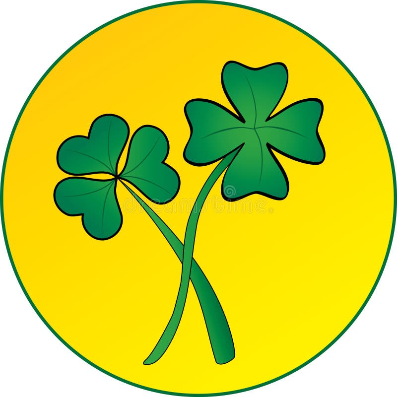 Dancing Leprechaun with Shamrocks Stock Vector - Illustration of ...