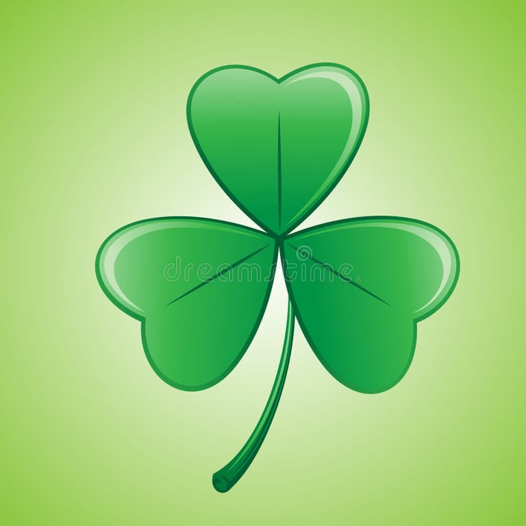 Single Green Shamrock Stock Illustrations – 1,156 Single Green Shamrock ...