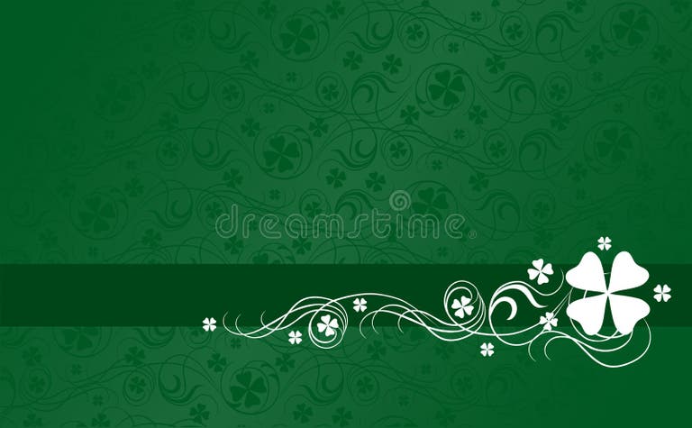 Shamrock Scroll Stock Illustrations – 418 Shamrock Scroll Stock ...