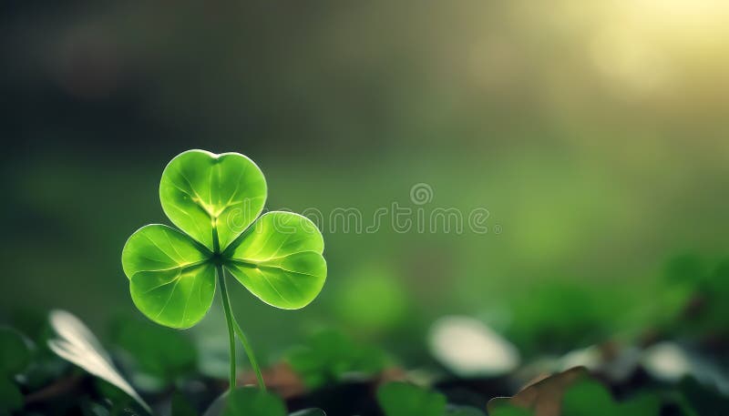 Shamrock Background. Irish Three-leaf Clover. St. Patrick S Day. Irish ...