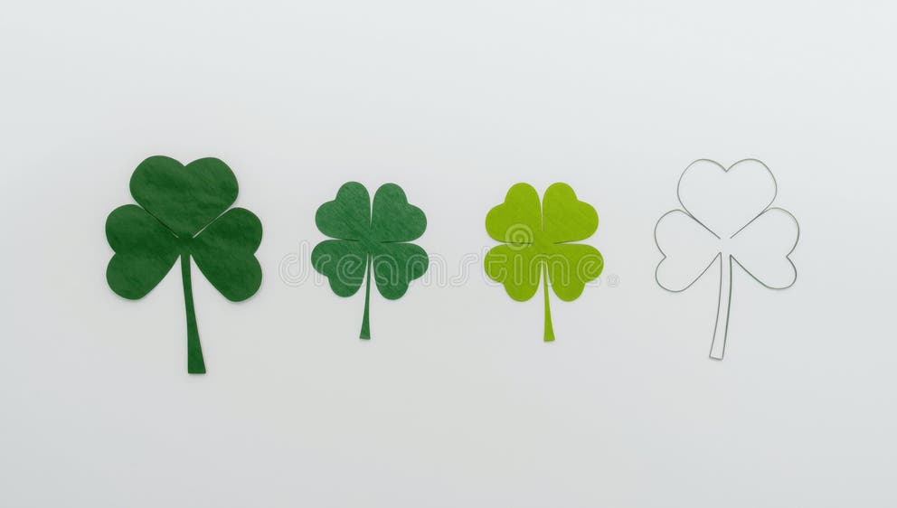 Clover Progression Stock Illustrations – 4 Clover Progression Stock ...