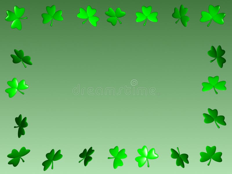Celtic Shamrock stock illustration. Illustration of lucky - 2024042