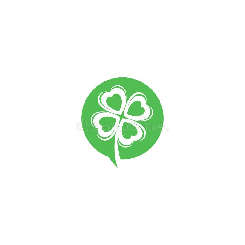 Shamrock Logo Template Vector Symbol Stock Illustration - Illustration ...