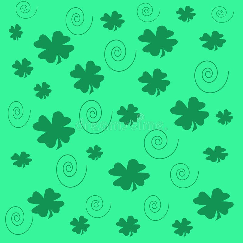 Shamrock Pattern stock vector. Illustration of repeating - 3871826