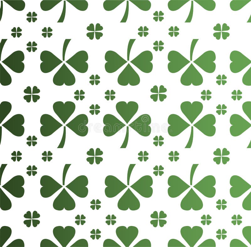 Shamrock pattern vector stock vector. Illustration of digital - 50938390