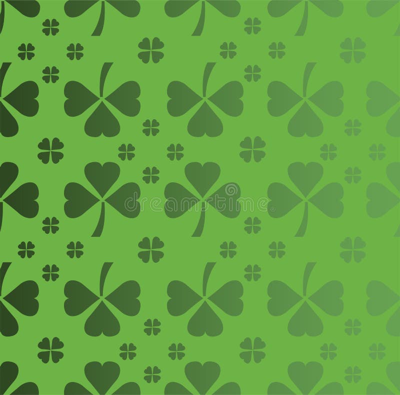 Shamrock pattern vector stock vector. Illustration of generated - 50939388