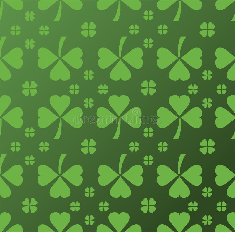 Shamrock pattern vector stock vector. Illustration of clover - 50939430