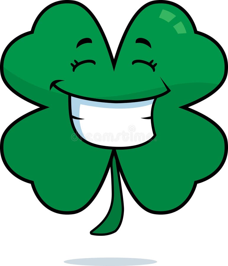Shamrock Smiling stock vector. Illustration of saint - 11467448